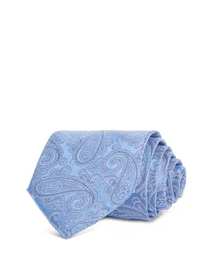 Bloomingdale'S Silk Paisley Neck Tie - Blue
