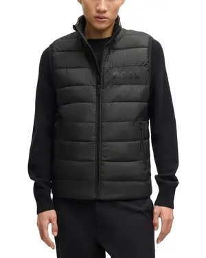 BOSS Regular Fit Vest - Black