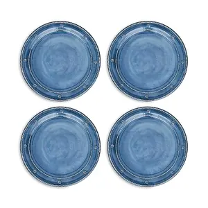 JULISKA Berry & Thread Melamine Dinner Plate, Set Of 4 - Blue