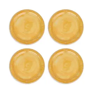 JULISKA Berry & Thread Melamine Dinner Plate, Set Of 4 - Yellow
