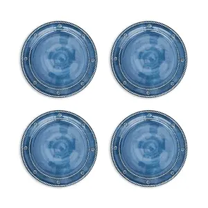 JULISKA Berry & Thread Melamine Dessert/salad Plate, Set Of 4 Blue