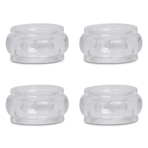 JULISKA Provence Napkin Ring, Set Of 4 - Clear
