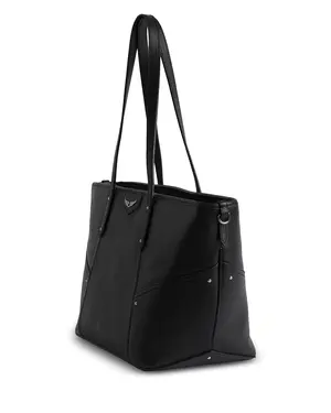 Zadig&Voltaire Leather Shopper Tote - Black