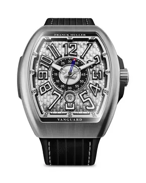 Franck Muller Vanguard Racing Automatic Watch - Silver/black