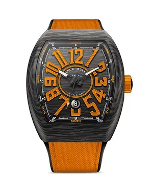 Franck Muller Vanguard Watch, 44mm - Black/orange