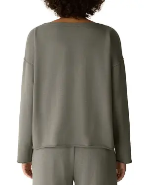 Eileen Fisher Boxy Boat Neck Top
