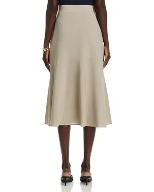BOSS Wool Midi Skirt