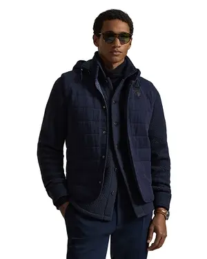 Polo Ralph Lauren Quilted Jersey Hooded Vest