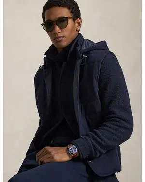 Polo Ralph Lauren Quilted Jersey Hooded Vest