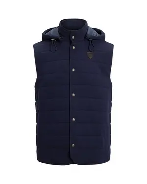 Polo Ralph Lauren Quilted Jersey Hooded Vest