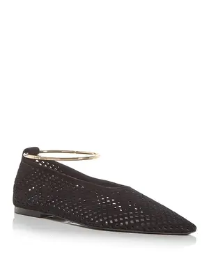 JIL SANDER Ballerina Flats With Anklet