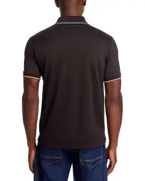 Paul Smith Striped Detail Polo Shirt - Mud