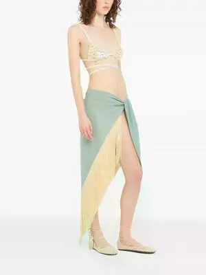 Alanui Mermaid Inside Pareo Midi Skirt