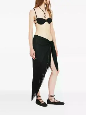 Alanui Fringed Pareo Skirt