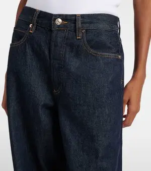 FRAME X Amelia Gray Detour Wide-leg Jeans