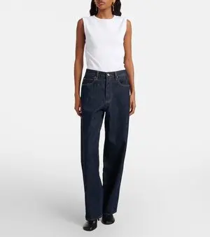 FRAME X Amelia Gray Detour Wide-leg Jeans