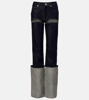 JEAN PAUL GAULTIER Cutout Straight Jeans