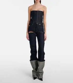 JEAN PAUL GAULTIER Cutout Straight Jeans