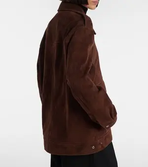 Nour Hammour Drey Suede Field Jacket