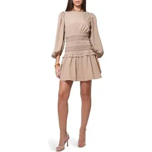 Adelyn Rae Nola Long Sleeve Mini Dress