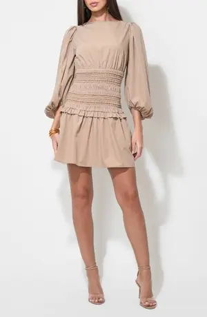 Adelyn Rae Nola Long Sleeve Mini Dress