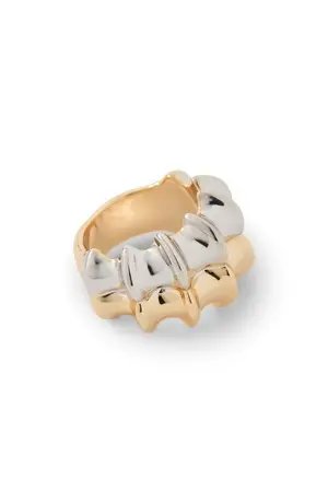 JENNIFER FISHER Double Murphy Ring - Two Tone