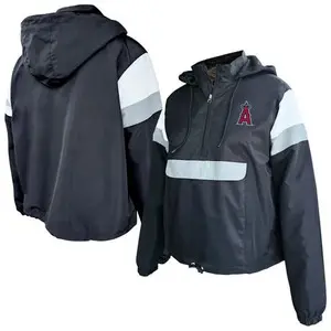 Profile Los Angeles Angels Anorak Hoodie Quarter-zip Pullover
