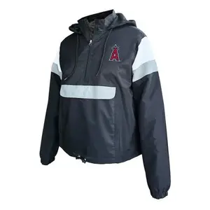 Profile Los Angeles Angels Anorak Hoodie Quarter-zip Pullover