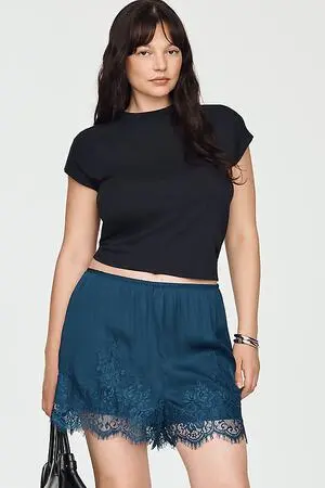 Lace Trim Shorts