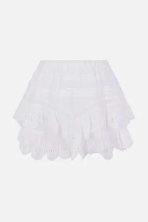 Isabel Marant Cotton Lace Shorts - White