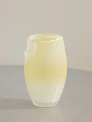 Completedworks Medium Recycled-Glass Vase Pastel Yellow