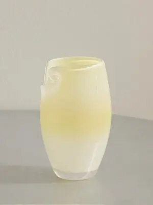 Completedworks Medium Recycled-glass Vase - Yellow