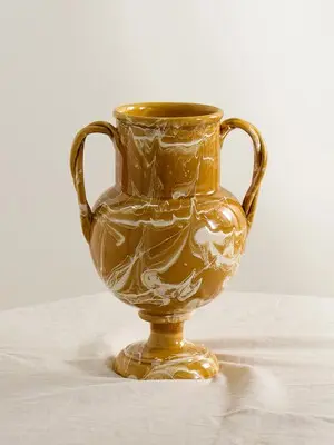 CABANA Amphora Ceramic Vase - Orange