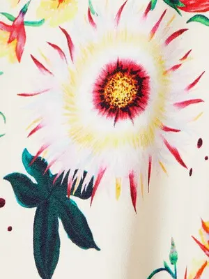 Rabanne Floral-print Jersey T-shirt
