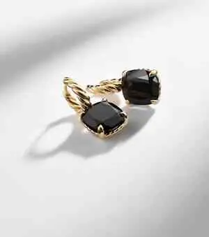 David Yurman Marbella Drop Earrings With Onyx