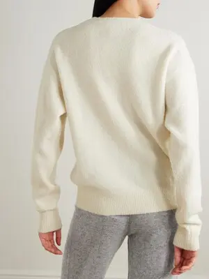 Eterne Brock Cashmere-blend Sweater - Neutrals
