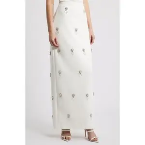 Oddmuse Crystal Embellished Maxi Skirt