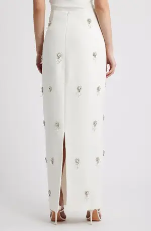 Oddmuse Crystal Embellished Maxi Skirt