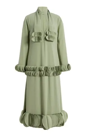 Green Ruffle Dresses