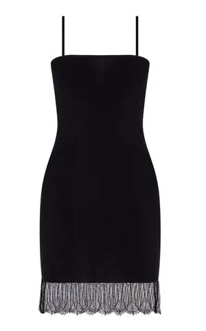 Zeynep Arçay Knit Lace Mini Dress