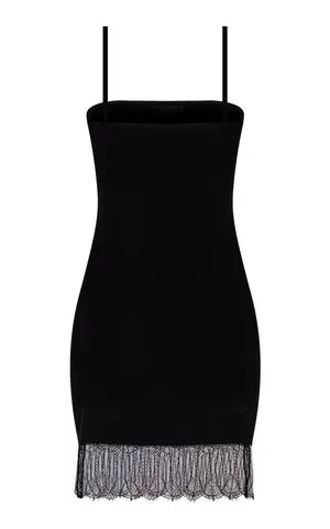 Zeynep Arçay Knit Lace Mini Dress
