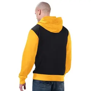 STARTER Pittsburgh Steelers Thursday Night Gridiron Full-zip Hoodie - Black