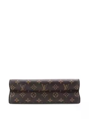 LOUIS VUITTON Monogram Canvas And Leather Shoulder Bag - Brown