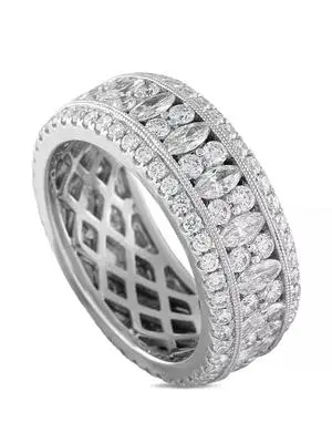 LB EXCLUSIVE 18k White Gold Diamond Ring - Silver
