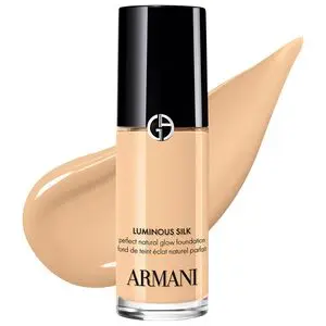 GIORGIO ARMANI BEAUTY Mini Luminous Silk Natural Glow Blurring Liquid Foundation With 24hr Wear - 4