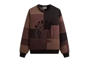 Kith Patchwork Fleece Nelson Crewneck Sweatshirt - Studio