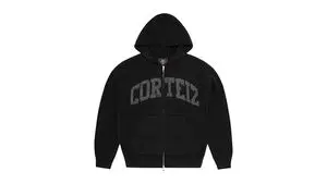 CORTEIZ 3m College Knit Zip Hoodie
