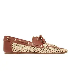 ANCIENT GREEK SANDALS Pliaria Boat Shoe - Natural