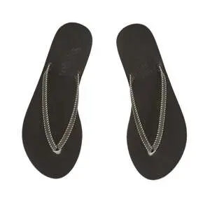 ANCIENT GREEK SANDALS Saionara Stitch Flip-flops - Black