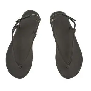 ANCIENT GREEK SANDALS Zoi Rope Sandals - Black